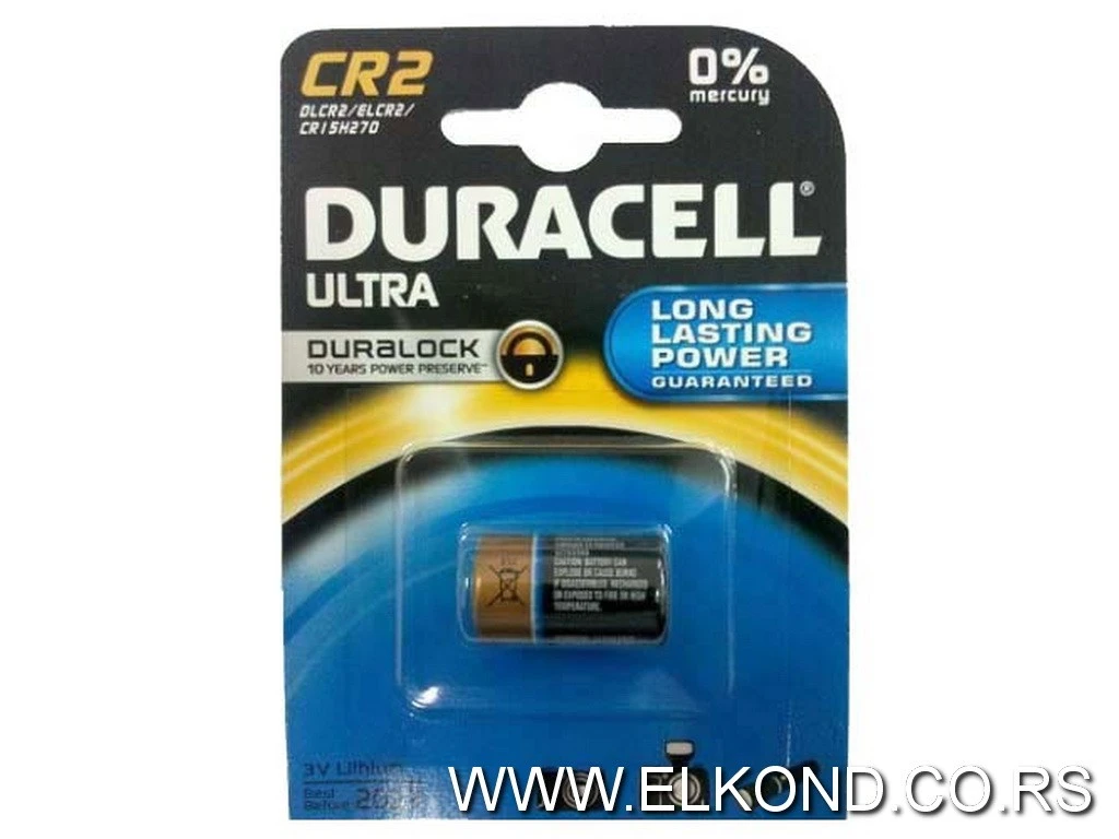 BATERIJA DURACELL CR2 3V