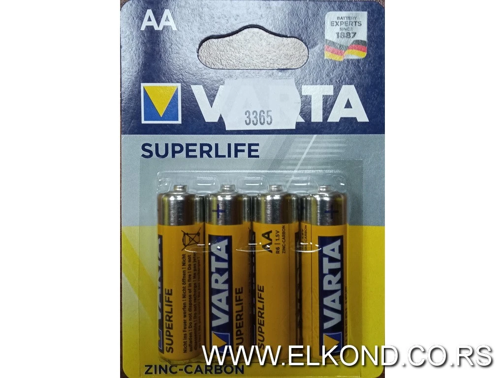 BATERIJA VARTA AA 1.5V SUPER LIFE