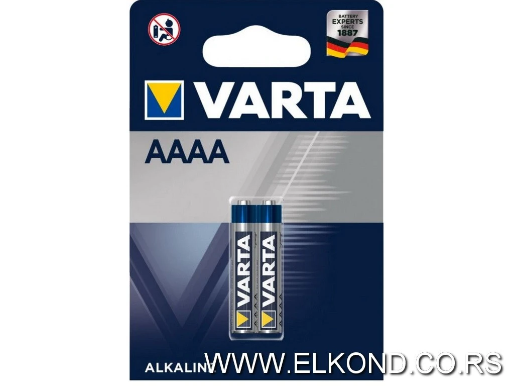 BATERIJA VARTA LR61 AAAA 1.5V BLISTER 2/1