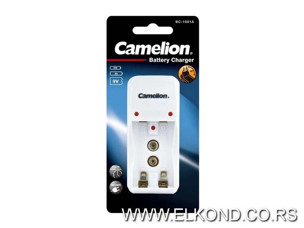 Punjač akumulatora CAMELION 2XAA/AAA 1X9V
