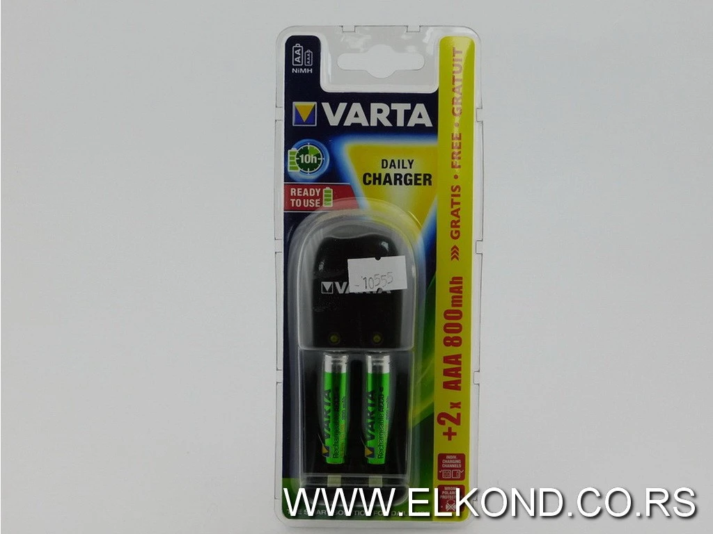 BATERIJA PUNJAČ MINI+2XAAA 800mAh VARTA