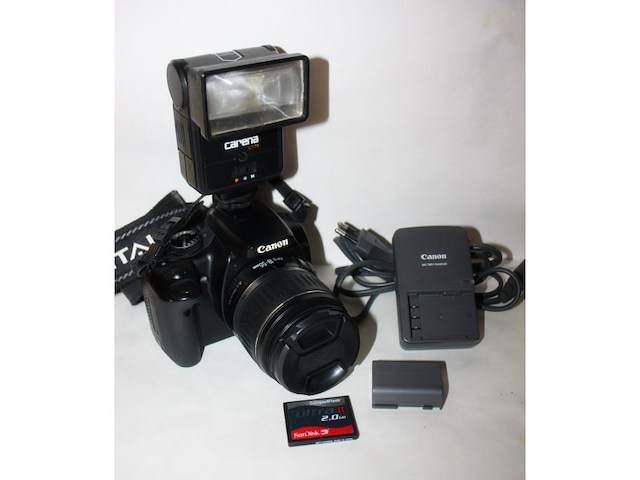 Canon EOS 400D + 18-55mm - sa dodatnom opremom!