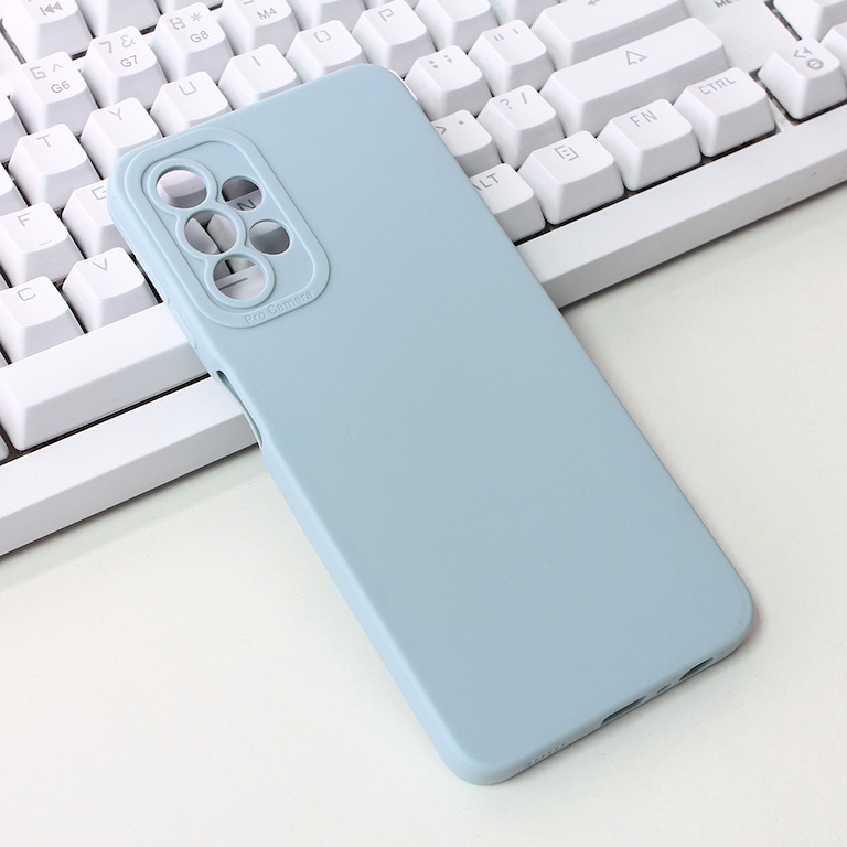 Zastitna maska (futrola) Silikon Pro Camera - Samsung A135 Galaxy A13 4G svetlo plava