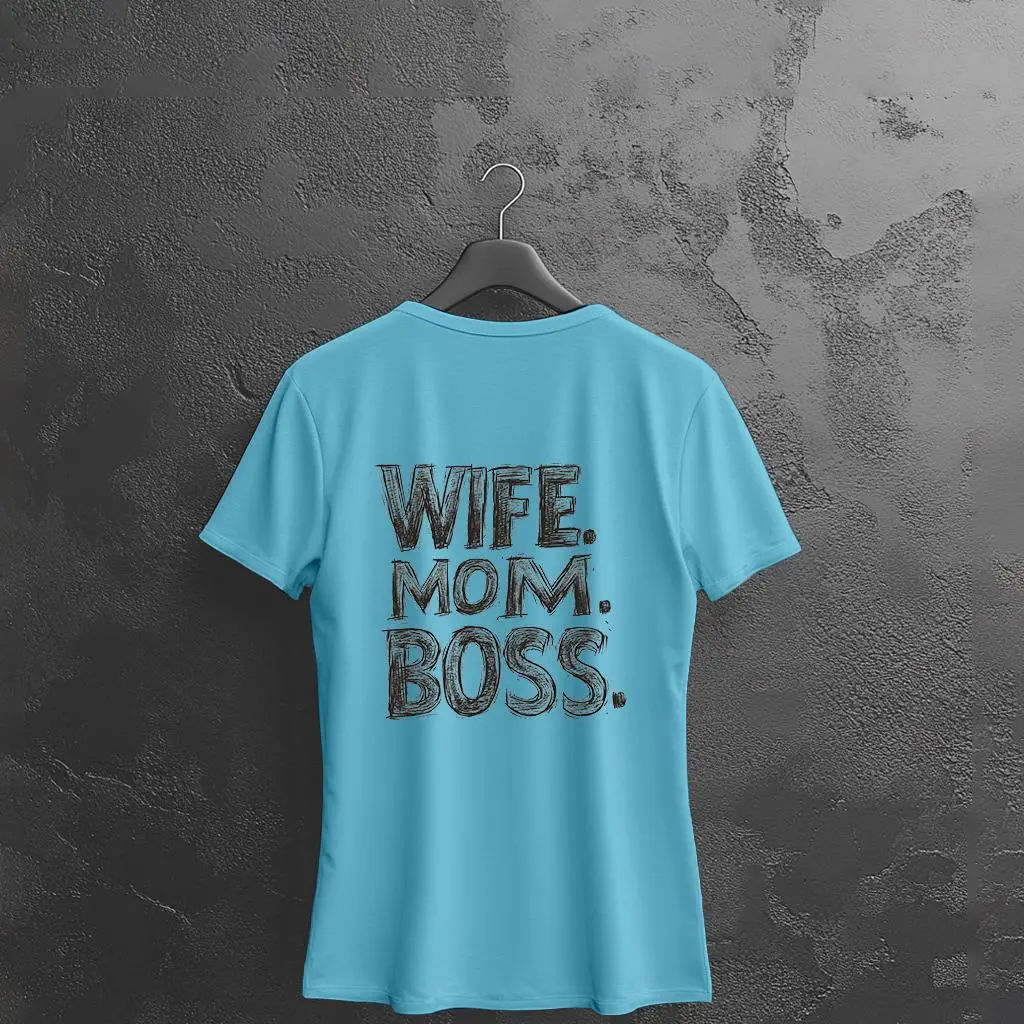 Camiseta Majica sa štampanim printom Cam 886, Ženska, Akvamarin