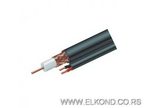 KABEL KOAKSIALNI RG59+2X0.5MM