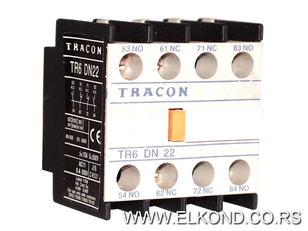 POMOĆNI KONTAKT 3NO-1NZ TRACON