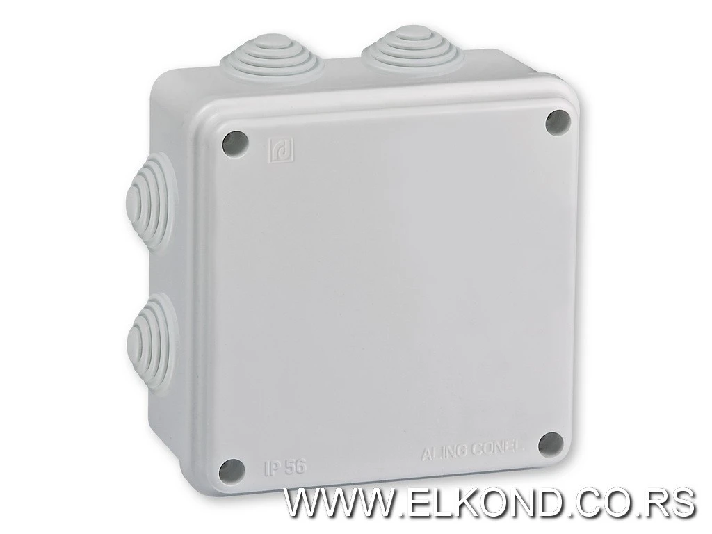 RAZVODNA KUTIJA OG PVC 100X100 IP56 SA UVODNICAMA