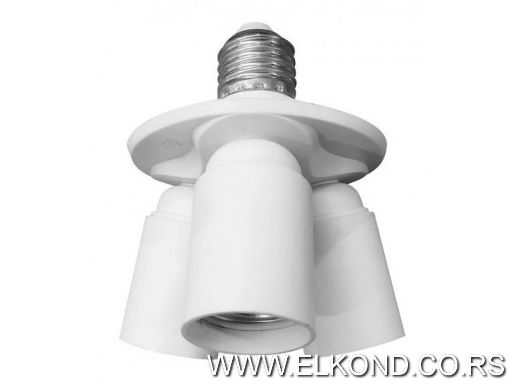 ADAPTER ZA GRLO SIJALICE E27/3XE27 VIRONE