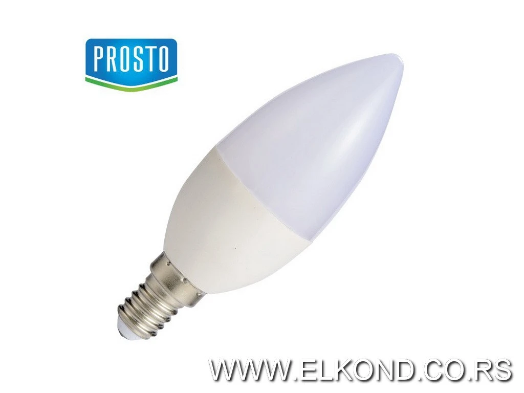 LED SIJALICA 5W E14 3000K 416lm C37 PROSTO