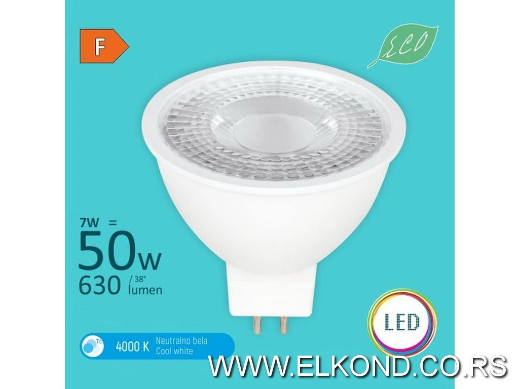LED SIJALICA 7W GU5.3 4000K M2 MITEA ECO