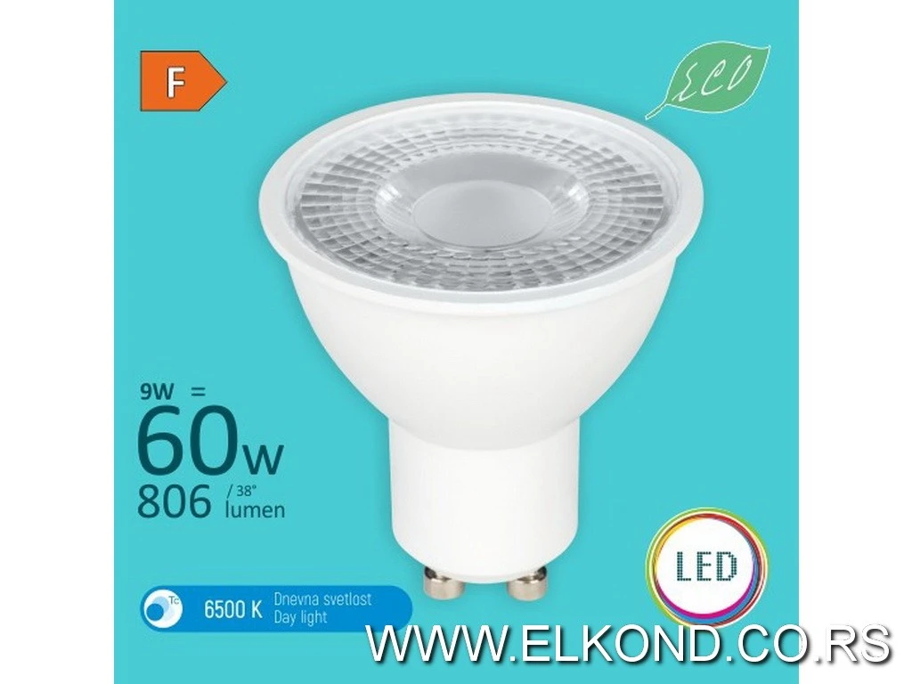 LED SIJALICA 9W GU10 6500K M2 MITEA ECO