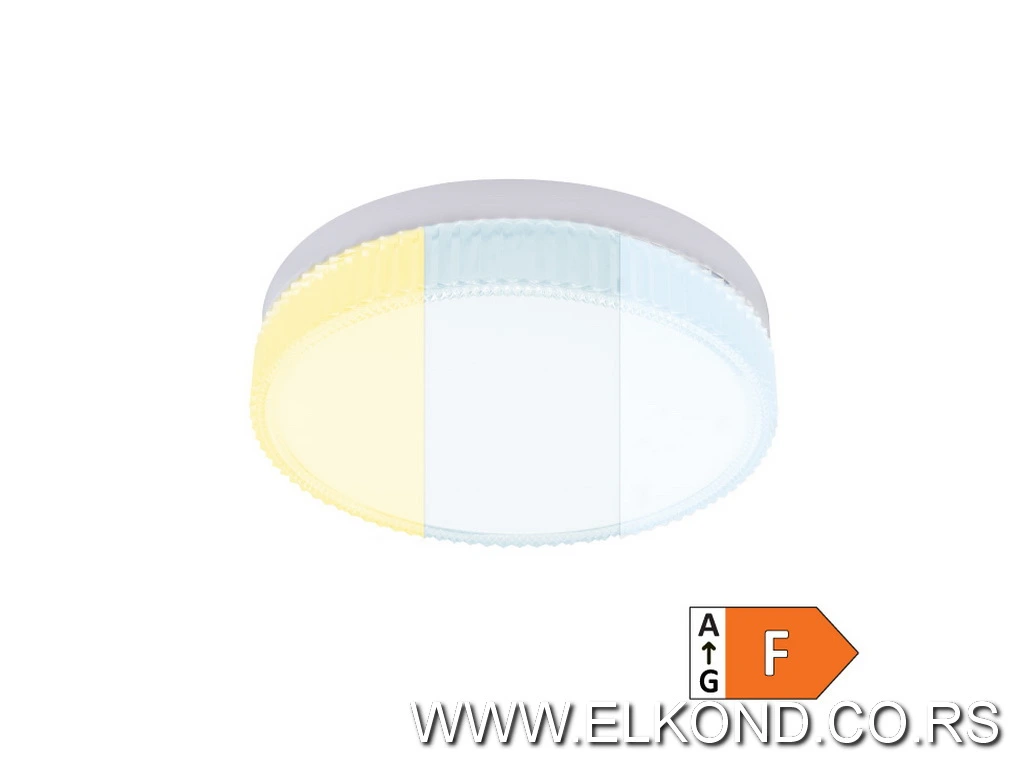 Led plafonjera 24W 3000-6500K okrugla KRISTAL CCT