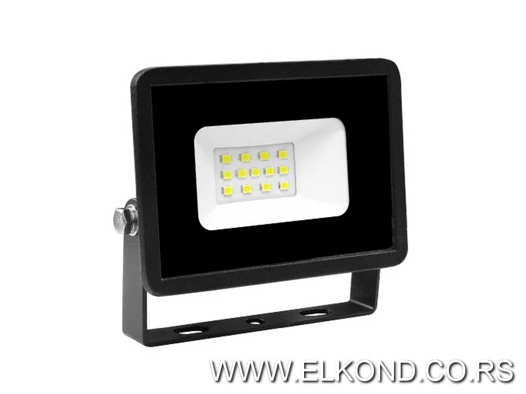 LED REFLEKTOR 10W 6500K 800lm SMD CRNI PROSTO