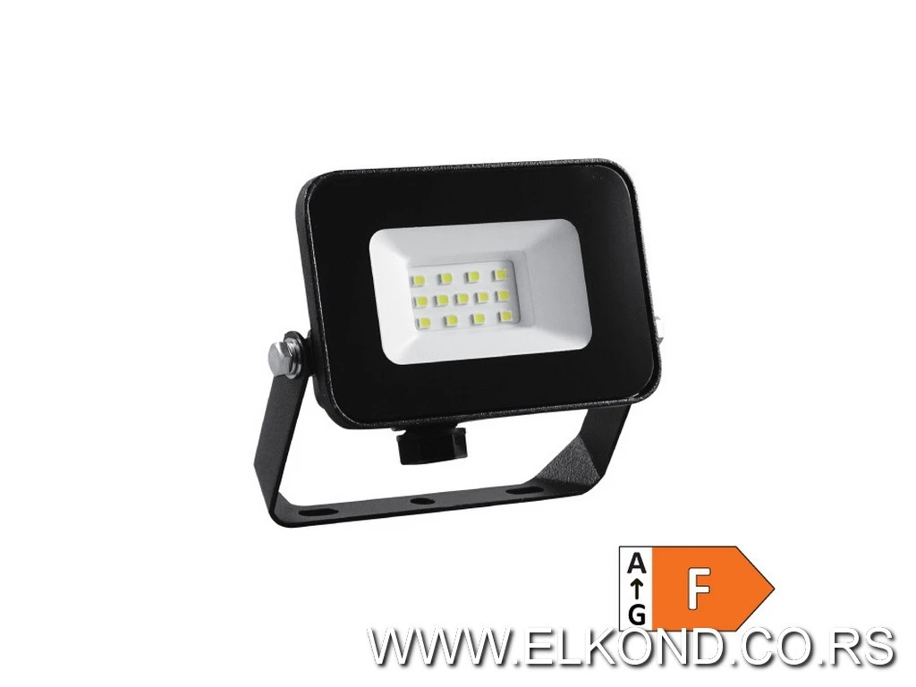 LED REFLEKTOR 10W 6500K 900lm SMD CRNI PROSTO