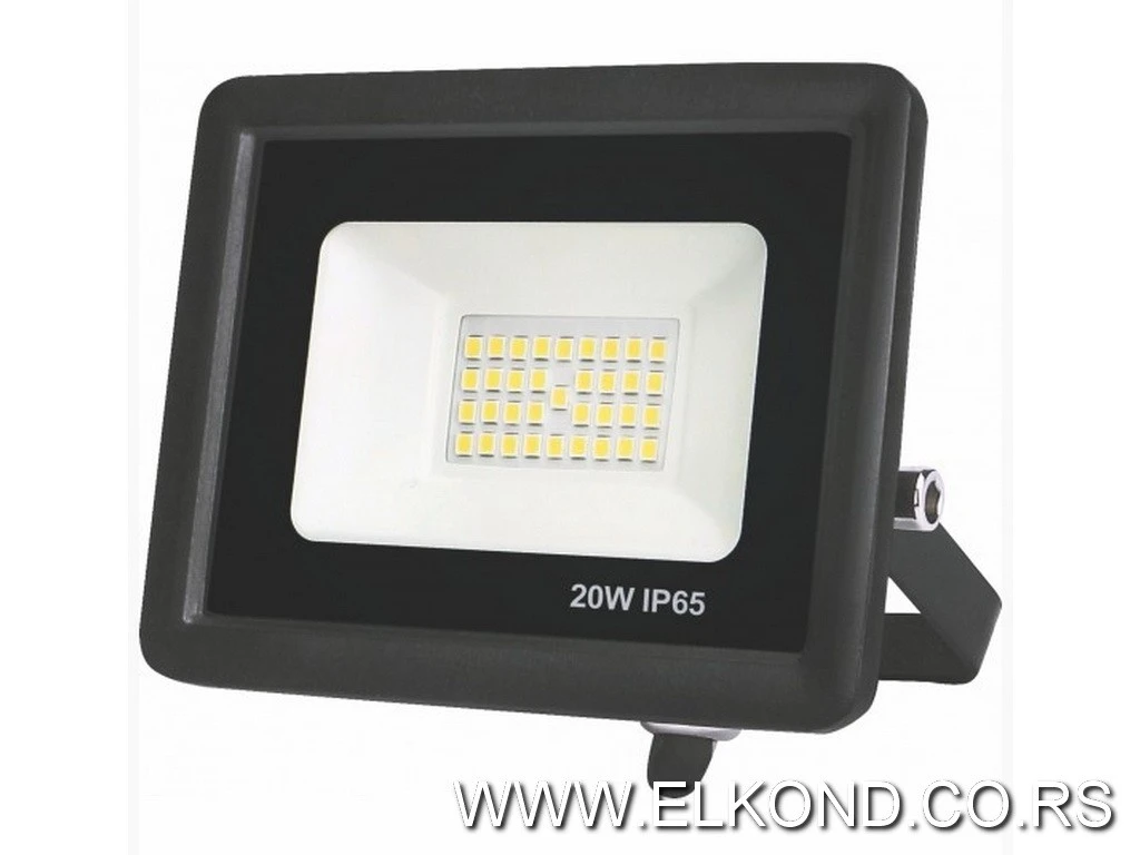 LED REFLEKTOR 20W SMD -S M480020-C1 6500K CRNI
