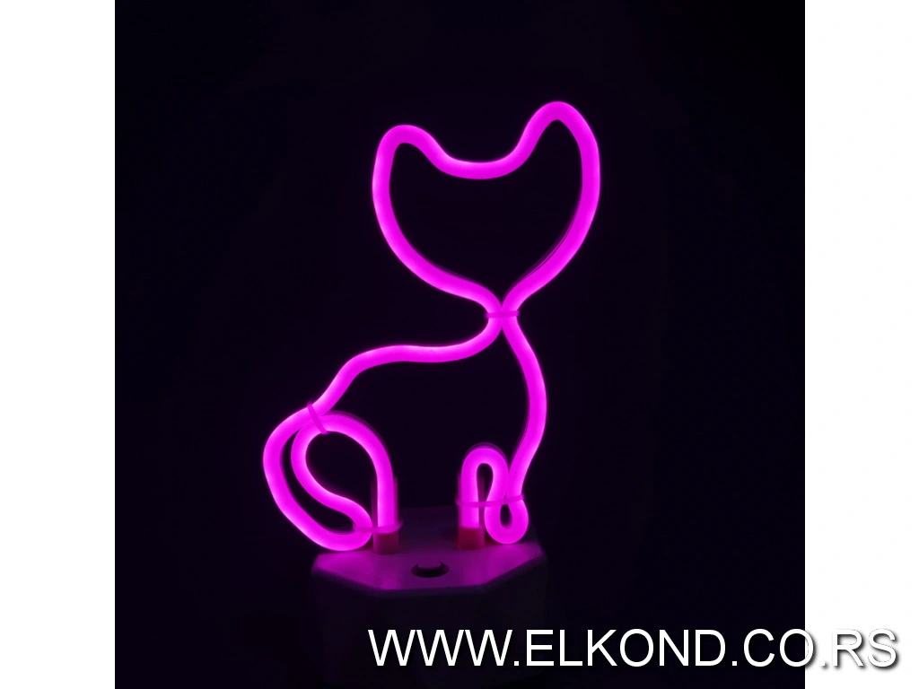 Baterijska dekorativna lampa neon flex pink PROSTO NFX075/PK