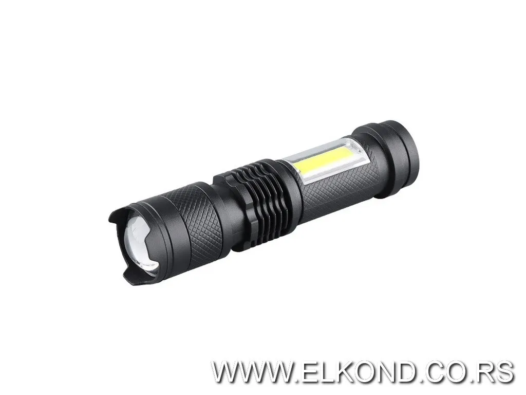 Lampa punjiva 3W XPE+1W cob 400mAh PROSTO