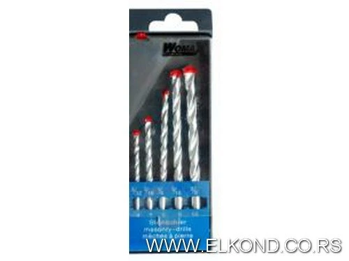 BURGIJA ZA ZID 4-10MM SET 5 kom