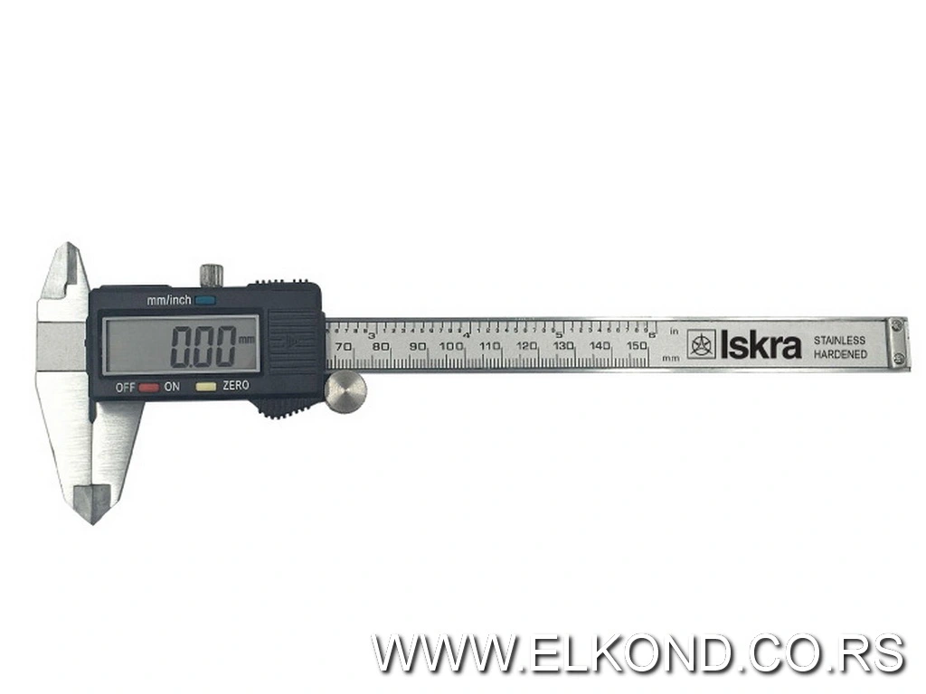 Digitalno pomično merilo 0-150mm ISKRA