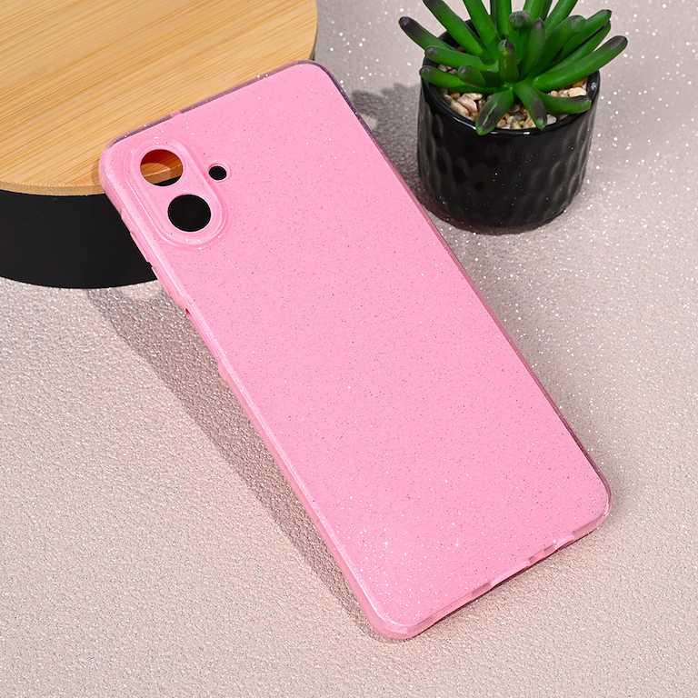 Zastitna maska (futrola) Sparkle Dust - Samsung A075F Galaxy A07 roze