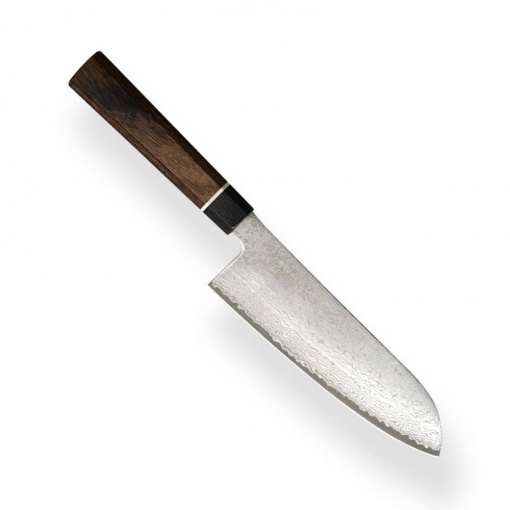 Japanski nož - Senzo Santoku Black Damascus 165 mm
