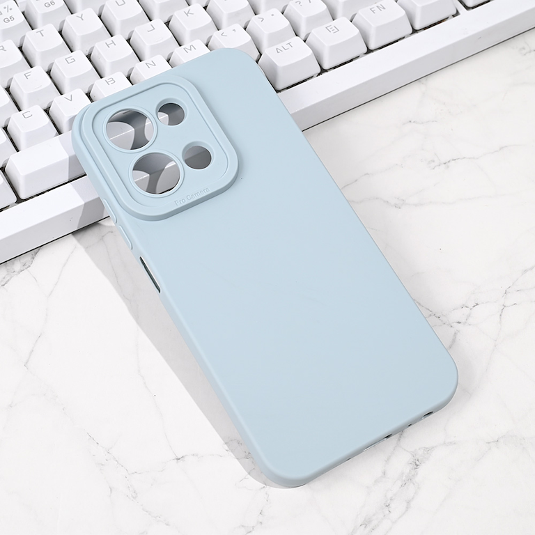 Zastitna maska (futrola) Silikon Pro Camera - Xiaomi Redmi 15C 4G 173mm svetlo plava