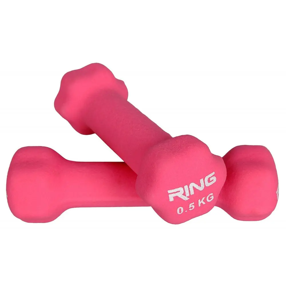 RING set bučica 2x0,5kg neopren