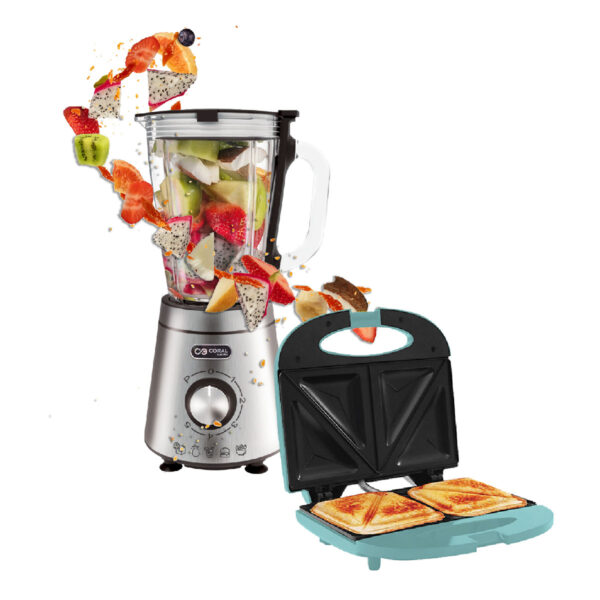 DETOX SET – Aparat za tople sendviče + Blender – ST-800 + BL-600