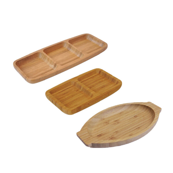 RUSTIC SET – Set posuda za posluženje – Bamboo snack 2+3 + Bote 9108
