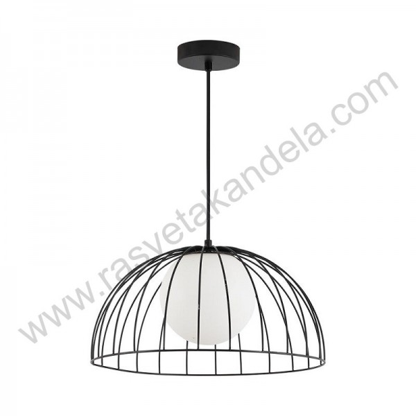 Visilica 1xE27 metalna crna BRY-W004R-1H