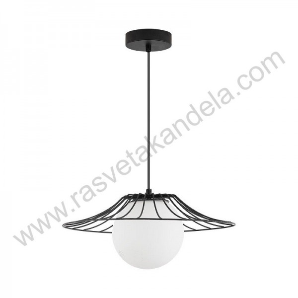 Visilica 1xE27 metalna crna BRY-W004R-1H