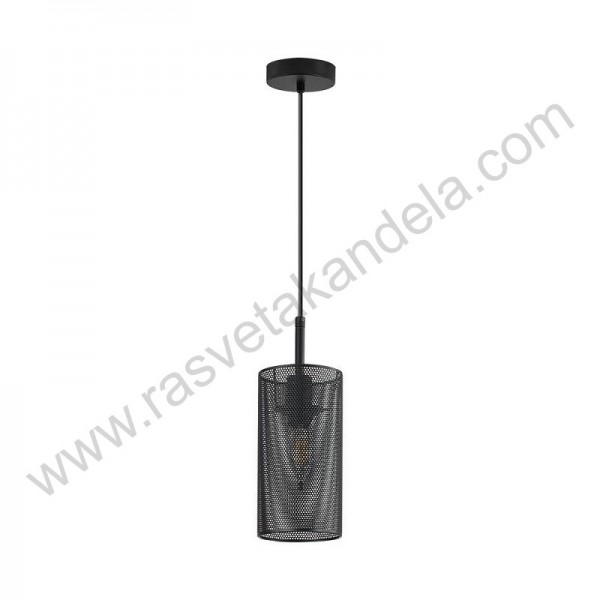 Visilica 1xE14 metalna crna BRY-W002R-1H