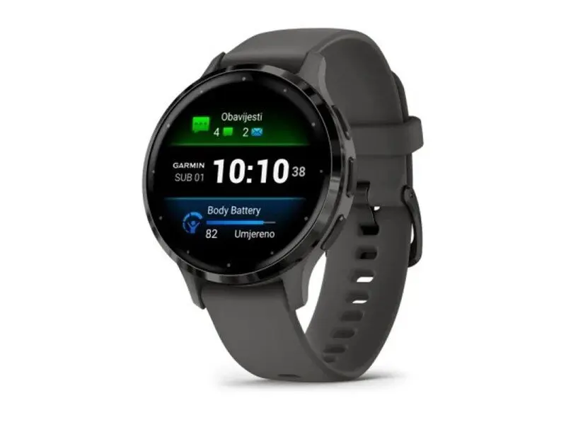Garmin Pametni sat venu 3s 010-02785-00, Sivi