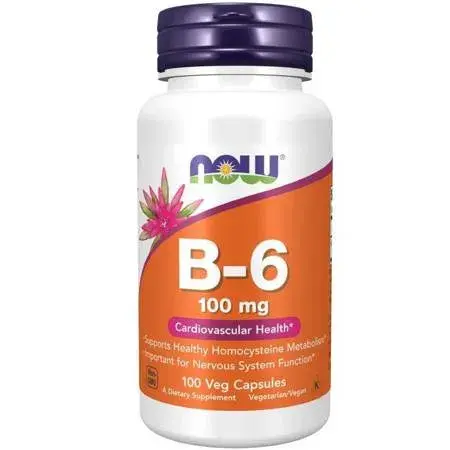 NOW B6 100 mg, 100 komada