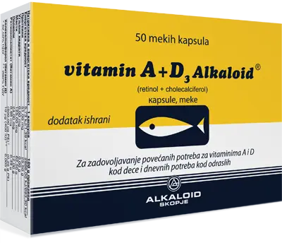 Alkaloid AD3 Perle, 50 kapsula