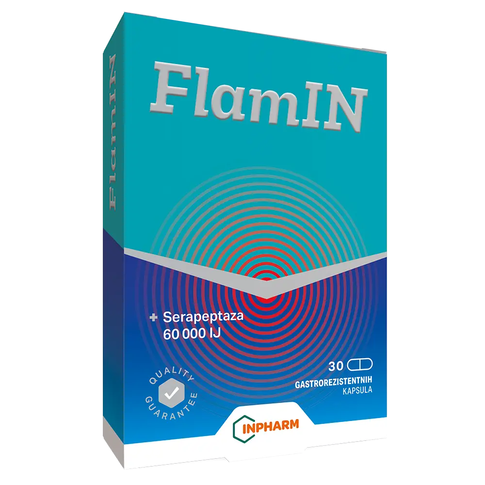 INPHARM FlamIN Serapeptaza 60.000 IU 30 kapsula