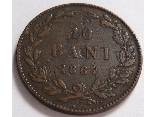 10 Bani - 1867 - Rumunija