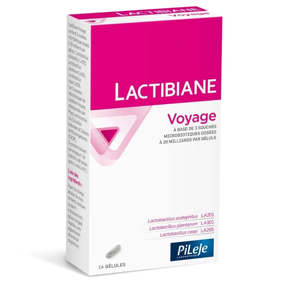 PILEJE Lactibiane Probiotik za putovanja Voyage A14