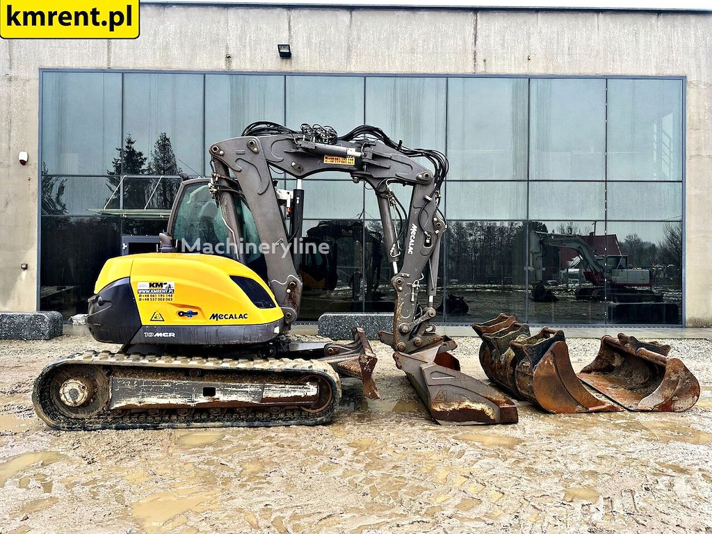 Mecalac 10 MCR KOPARKA GĄSIENICOWA 2015R. | JCB 8085 MECALAC 8 MCR bager guseničar