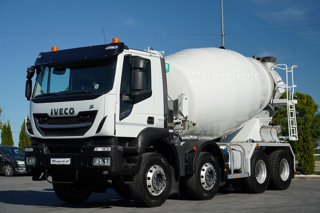IVECO 400 SL X-WAY STRALIS / 8X4 /  BETONOMIESZARKA / IMER / OPONY 100 kamion s mešalicom za beton