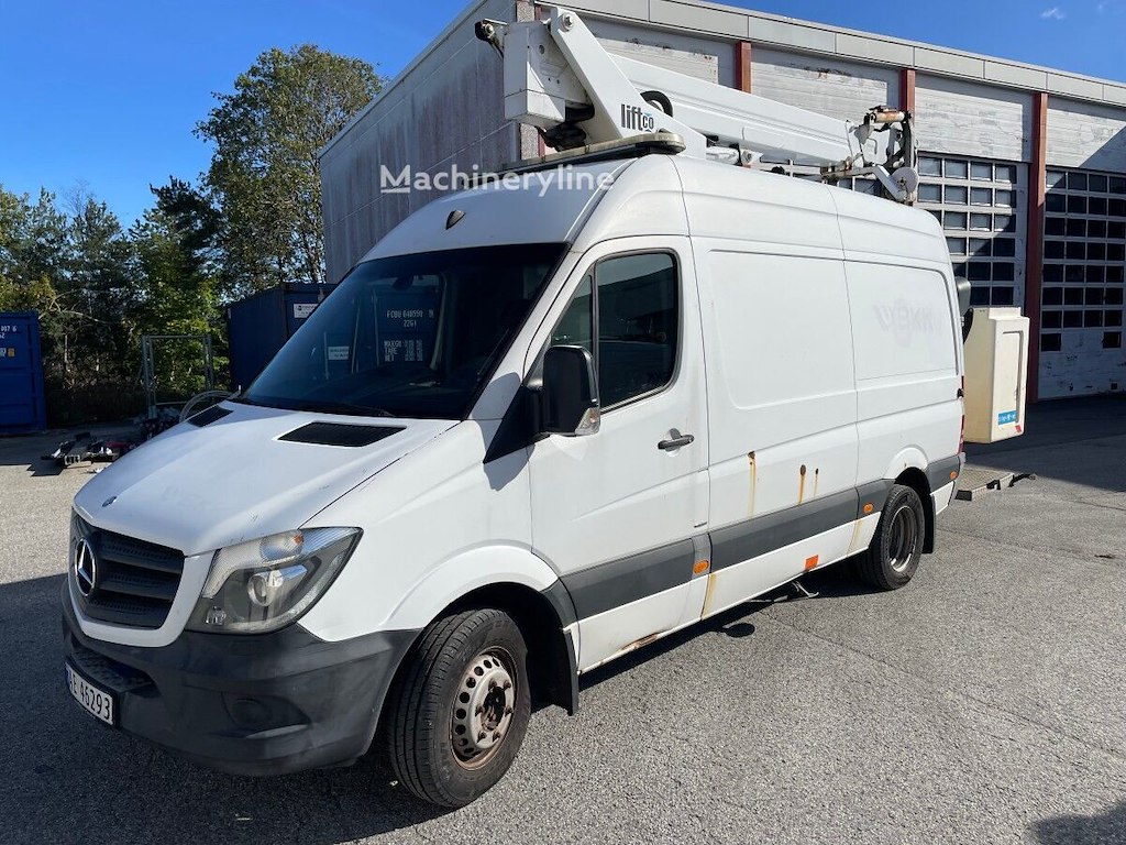 Prodaje se Mercedes-Benz Sprinter 519 liftbil 190hk med Safi SCJ 14 personløfter auto dizalicu s korpom na aukciji