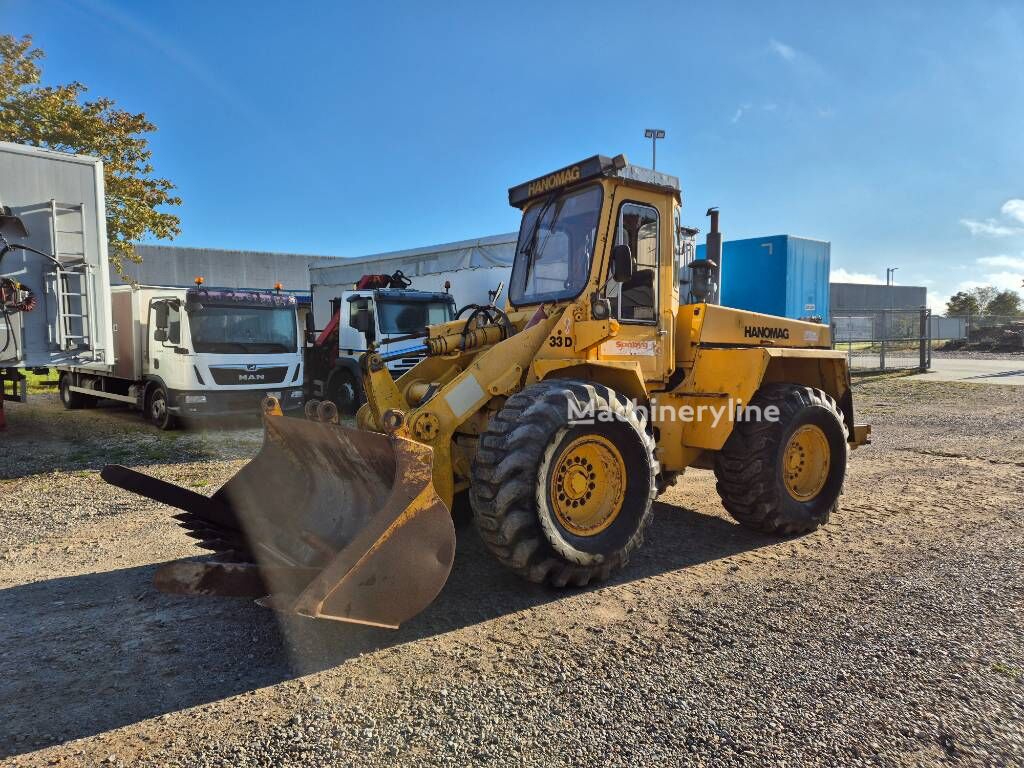 HANOMAG 33 D //forks / Bucket// prednji utovarivač