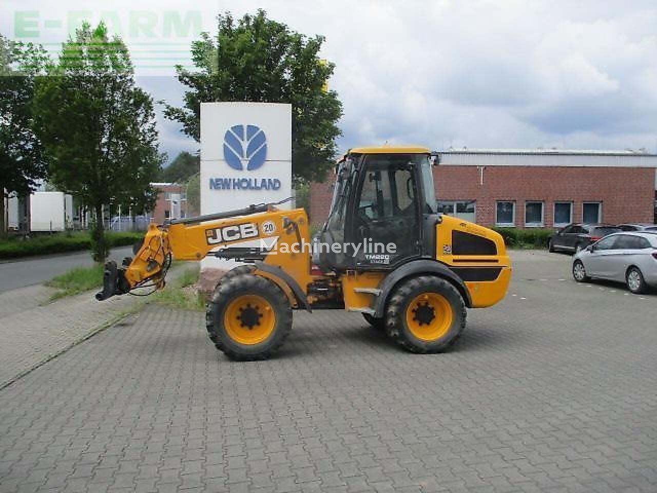 JCB tm 220 teleskopradlader prednji utovarivač