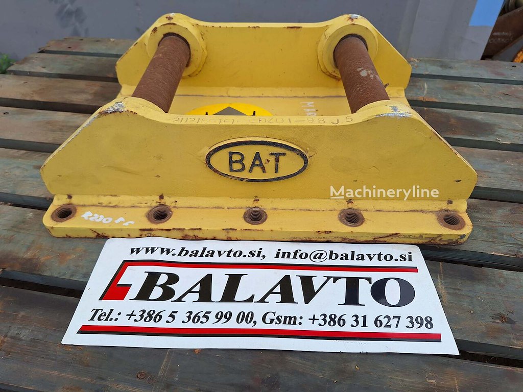 Attachment plate VIBRO BAT 04 Martin/Geel SW020 brza spojnica za bagera