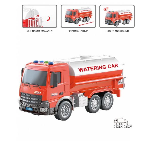 MAGZY WHEELS KAMION 1:18 CISTERNA ZA VODU SA ZVUKO