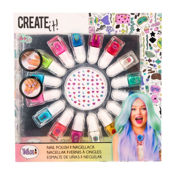 CREATE IT SET ZA ULEPSAVANJE NOKTIJU NEON 16PCS