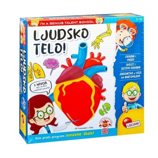 MALI GENIJE SR EDUKATIVNI SET UPOZNAJ LJUDSKO TELO