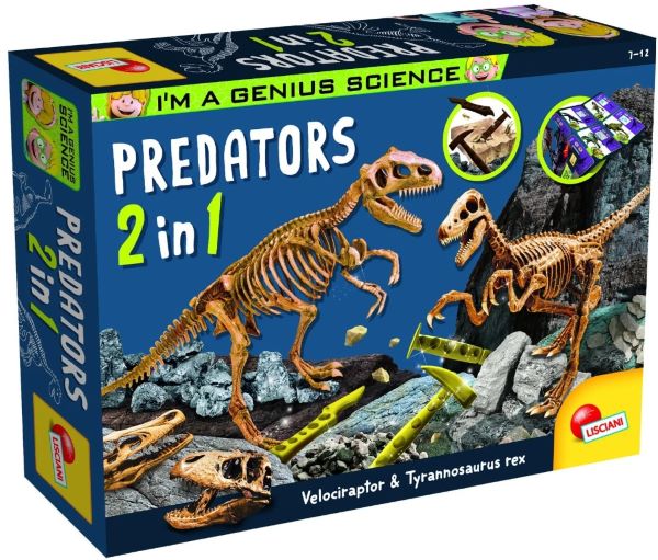 MALI GENIJE PREDATORI SET 2U1 LISCIANI