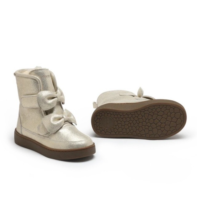 ČIZME ISA EXCLUSIVE - SILVER METALLIC LEATHER