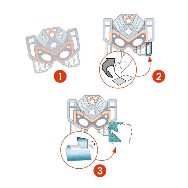 DIY MASKE SUPER ROBOTI